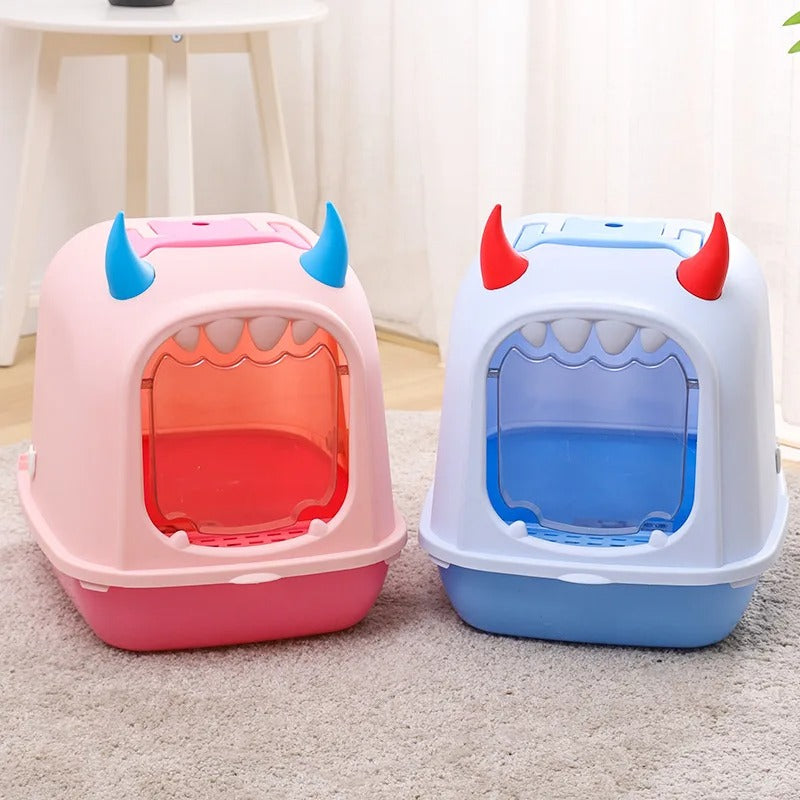 Small Monster Clamshell Cat Litter Box – MRSLM
