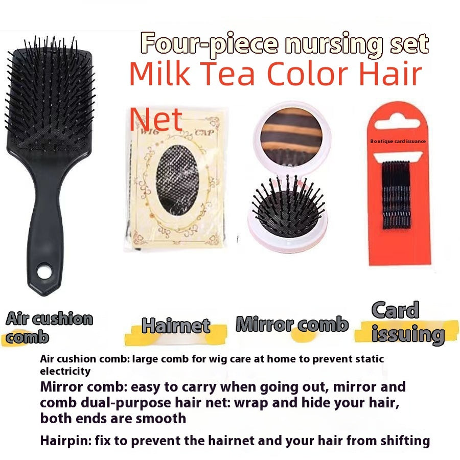 Wig Female Natural Full-head Wig Style Fluffy Long Straight Hair – MRSLM