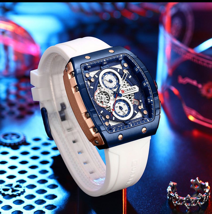 Men's Six-pin Quartz Tape Men's Watch – MRSLM