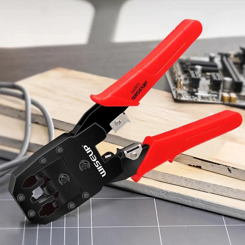 Professional Network Cable Stripping Crimping Pliers with RJ45 UTP LAN ...
