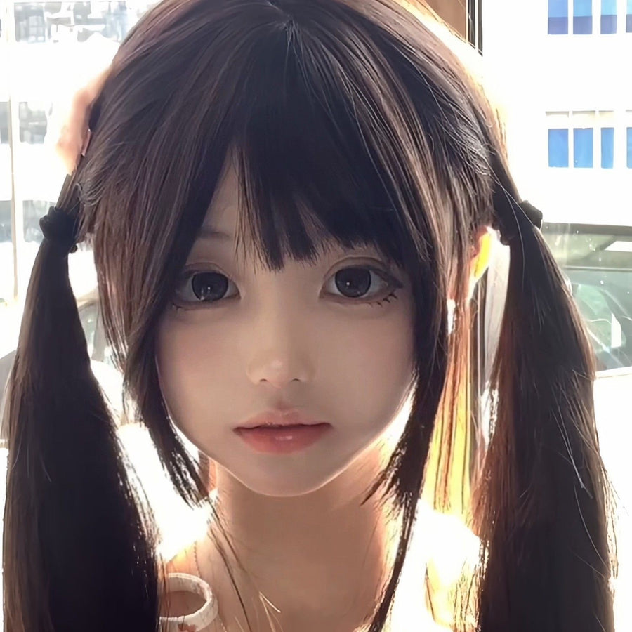 Wig Female Natural Full-head Wig Style Fluffy Long Straight Hair – MRSLM