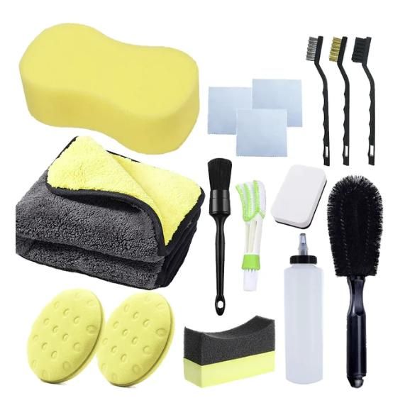 Complete 16-Piece Car Cleaning & Detailing Kit – MRSLM