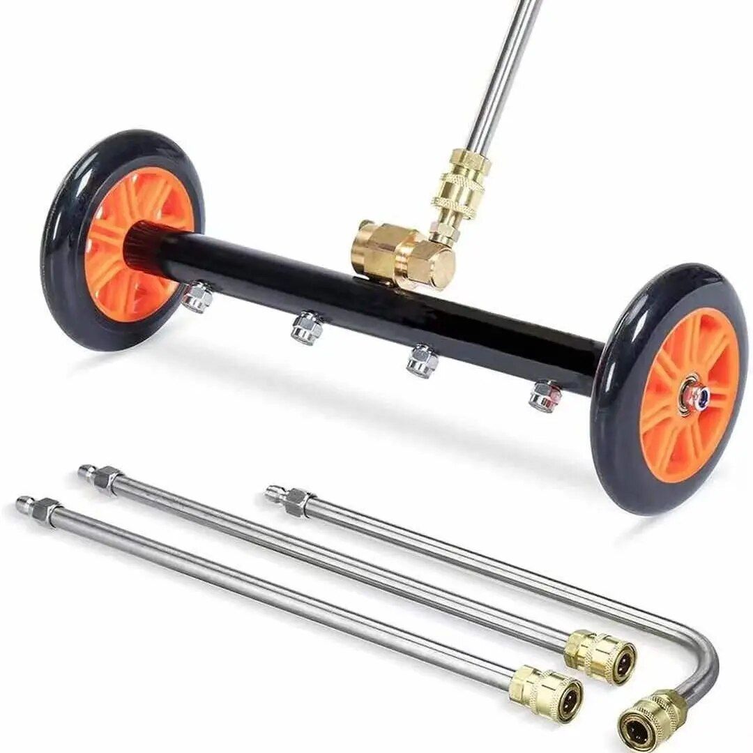 16-inch High Pressure Undercarriage Water Broom with Quick-Connect & 3 ...