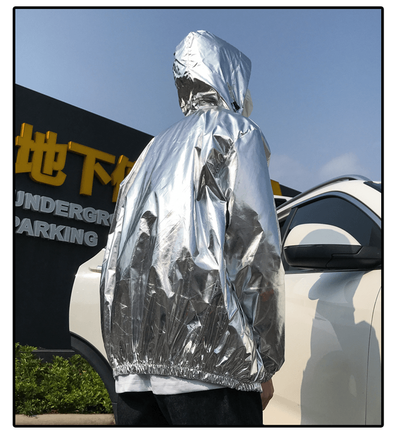 Gold and Silver Reflective Laser Show Shiny Jacket – MRSLM