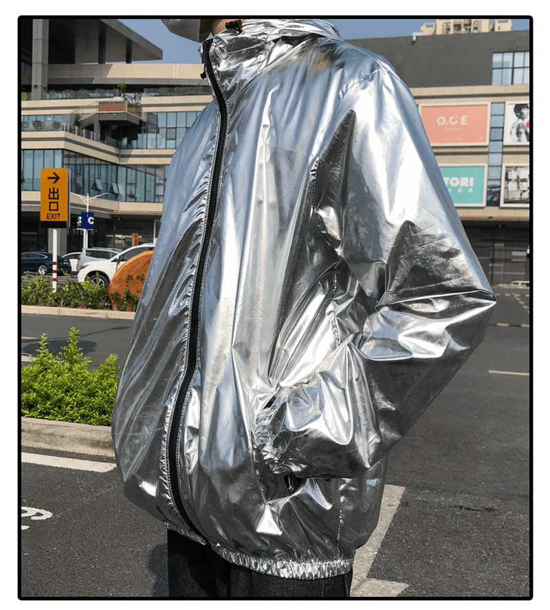Gold and Silver Reflective Laser Show Shiny Jacket – MRSLM