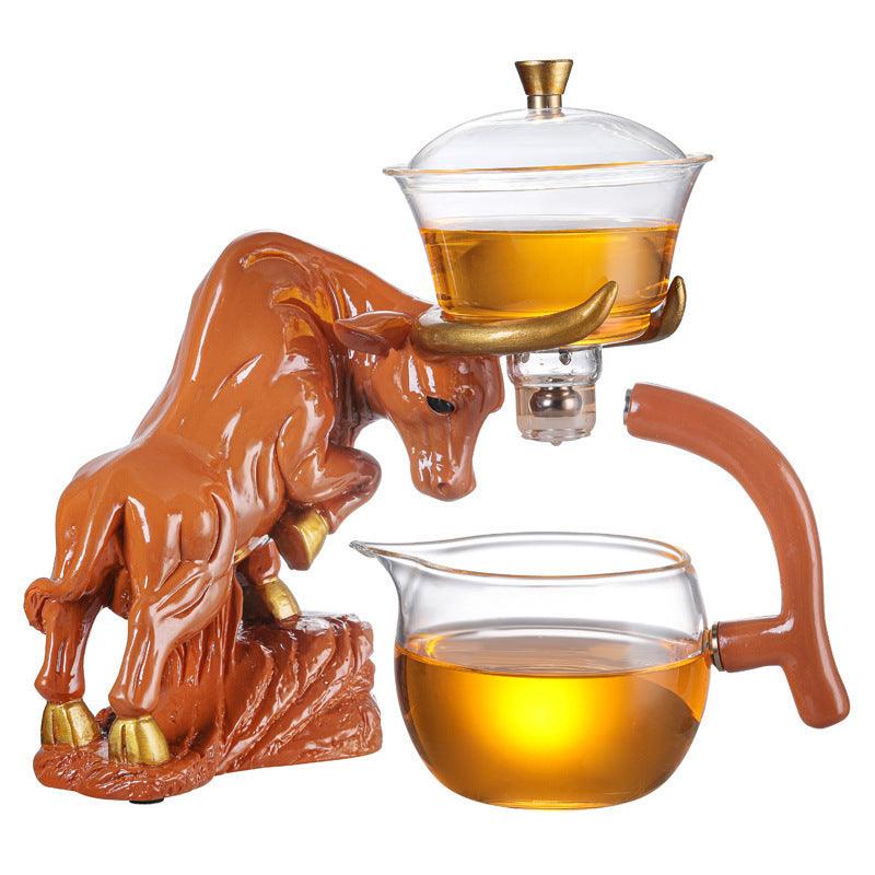 Niu Zhuan Qiankun Glass Semi-Automatic Tea Maker – MRSLM